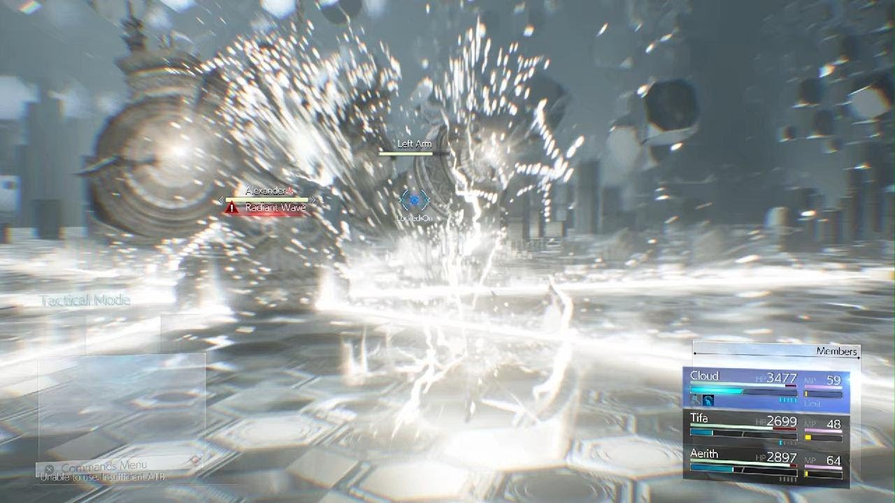 FINAL FANTASY VII REBIRTH alexander boss fight - YouTube