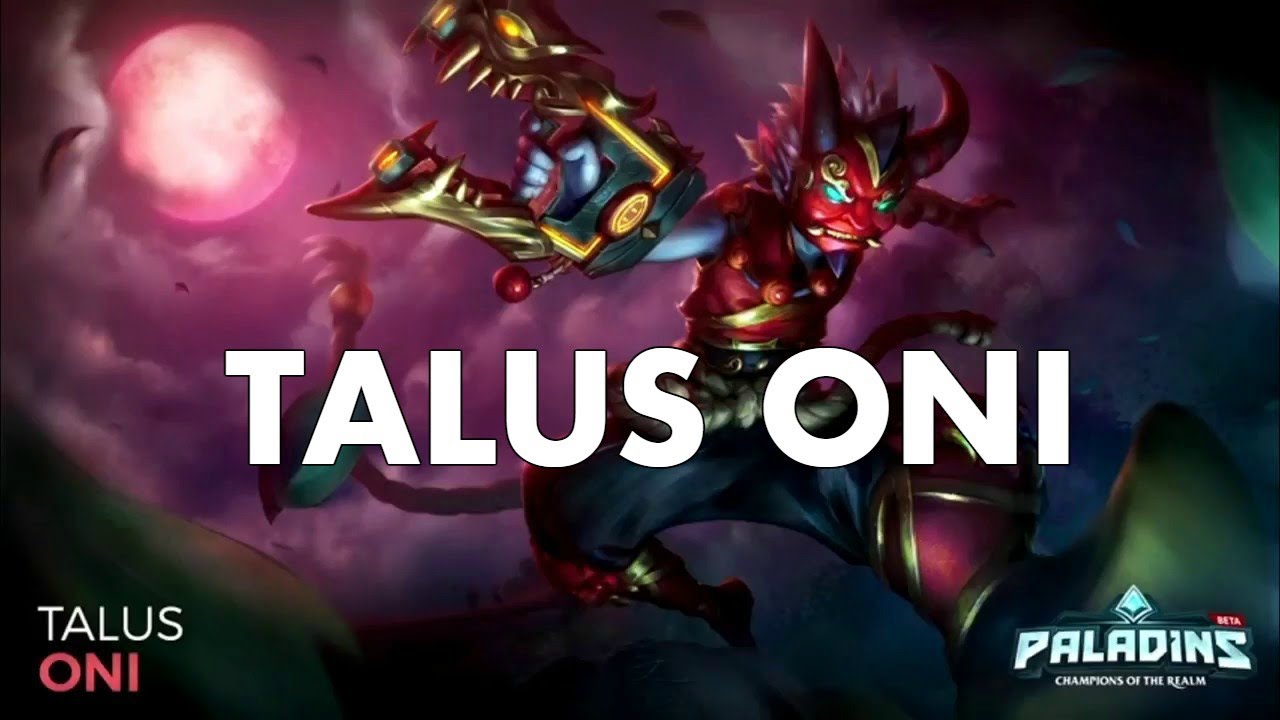 paladins talus oni - YouTube
