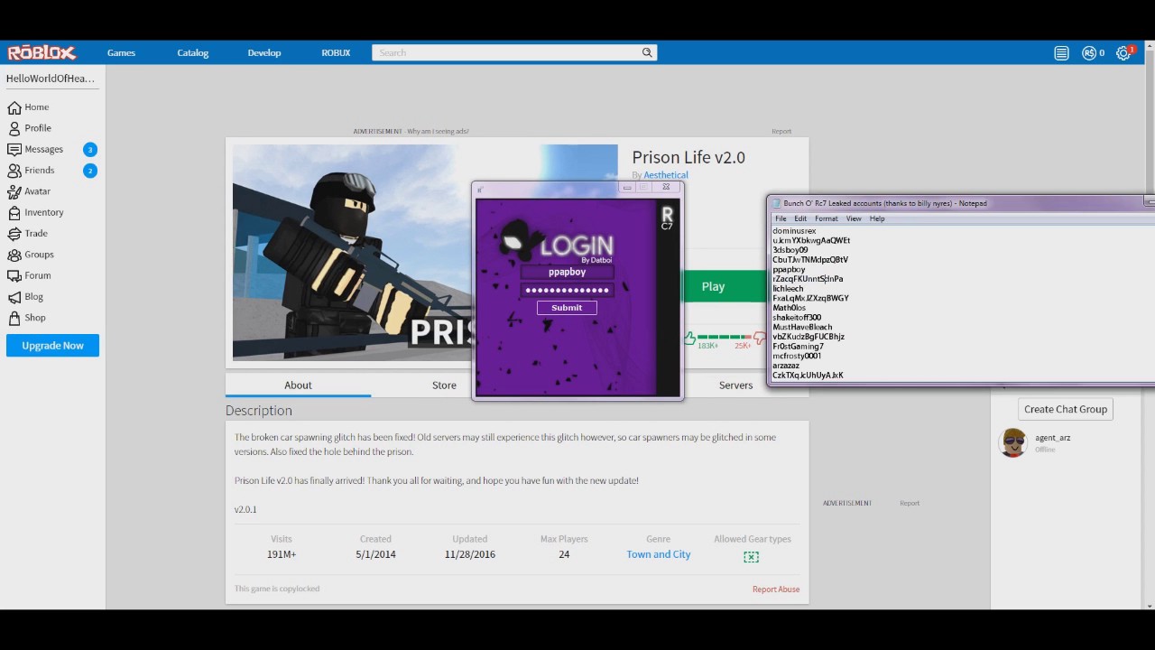 RC7 Latest RC7 LOGIN ACCOUNTS! (Works as of 3rd December 16) - YouTube