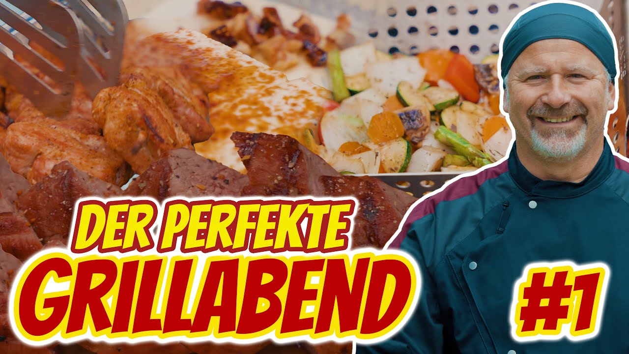 DER PERFEKTE GRILLABEND für die Familie (Gemüsepfanne / Fetakäse ...
