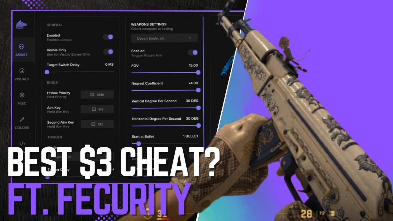 IS FECURITY THE BEST $3 CS2 CHEAT? | GIVEAWAY!! - YouTube