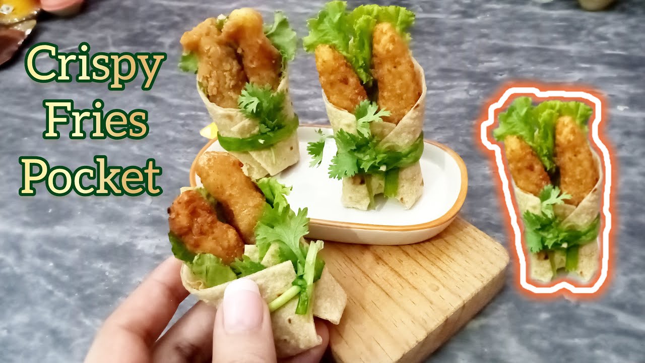 Mini fries pocket || Crispy French Fries🍟pocket in my Mini kitchen ...