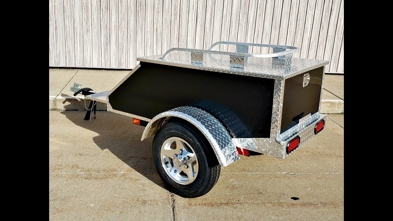 SOLD! 2016 Contech Freedom 60 Motorcycle Cargo Trailer - YouTube