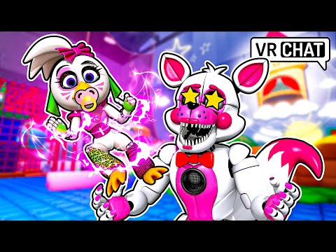 Funtime Foxy BABYSITTING Baby Chica?! in VRCHAT