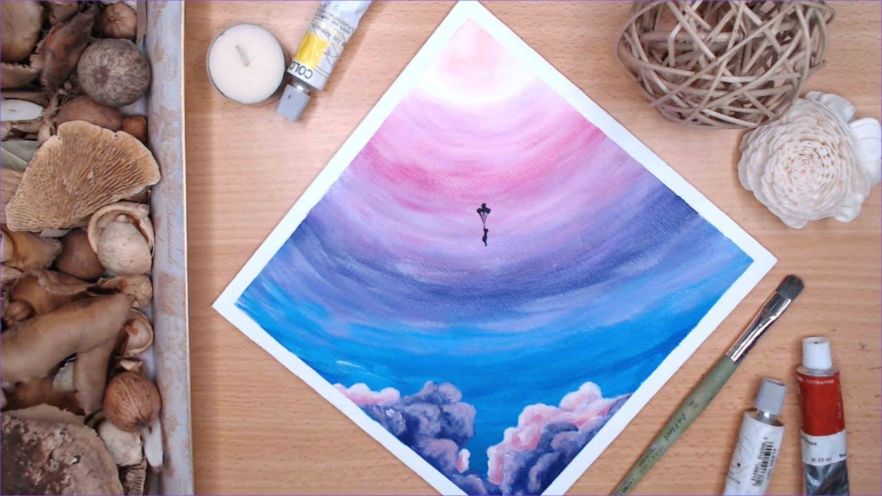 Pictura Simpla pentru Incepatori | Tutorial Arta pe Panza | Invata sa ...