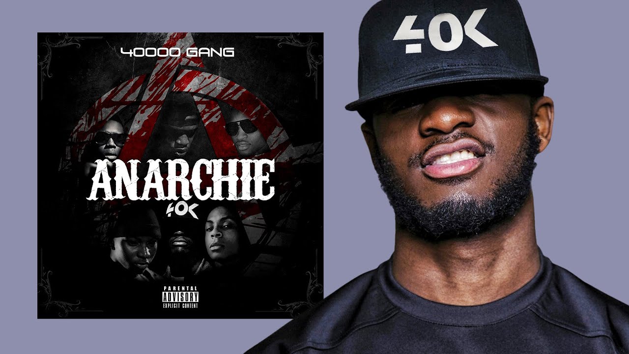 Comment j'ai réalisé la pochette Anarchie pour 40000 gang - YouTube