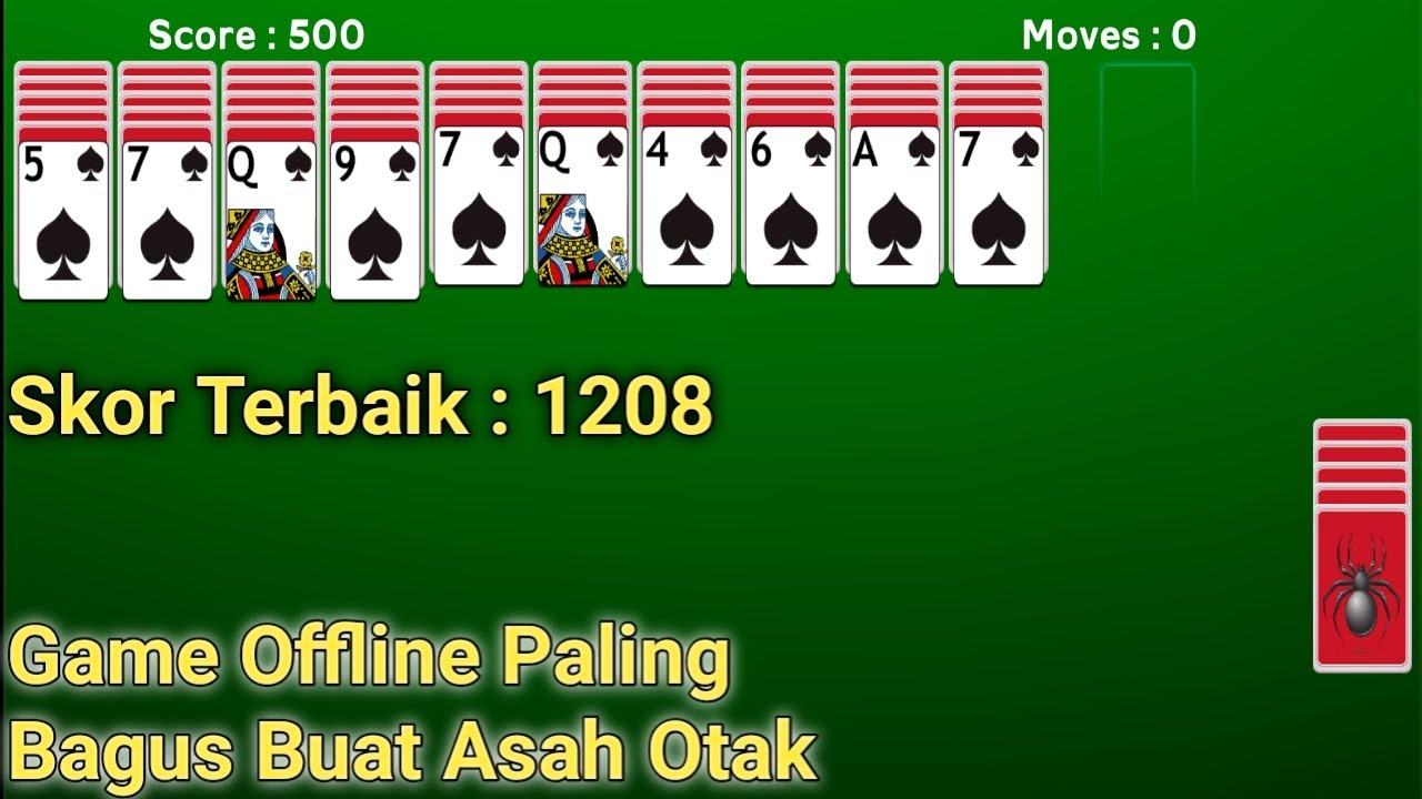 Spider Solitaire || Game android || free download di play store - YouTube