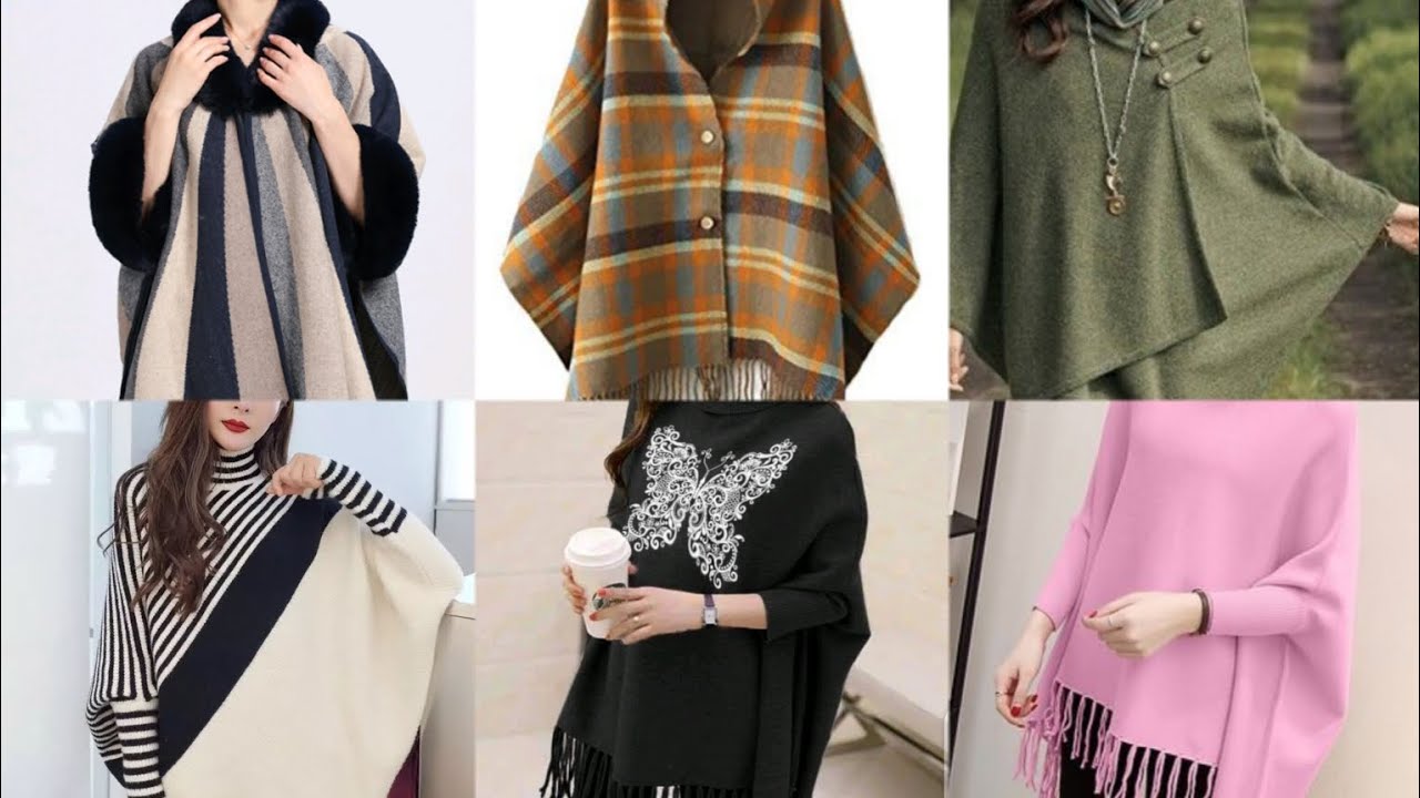 poncho style 2022 | new puncho style/ puncho style/trendy poncho ...