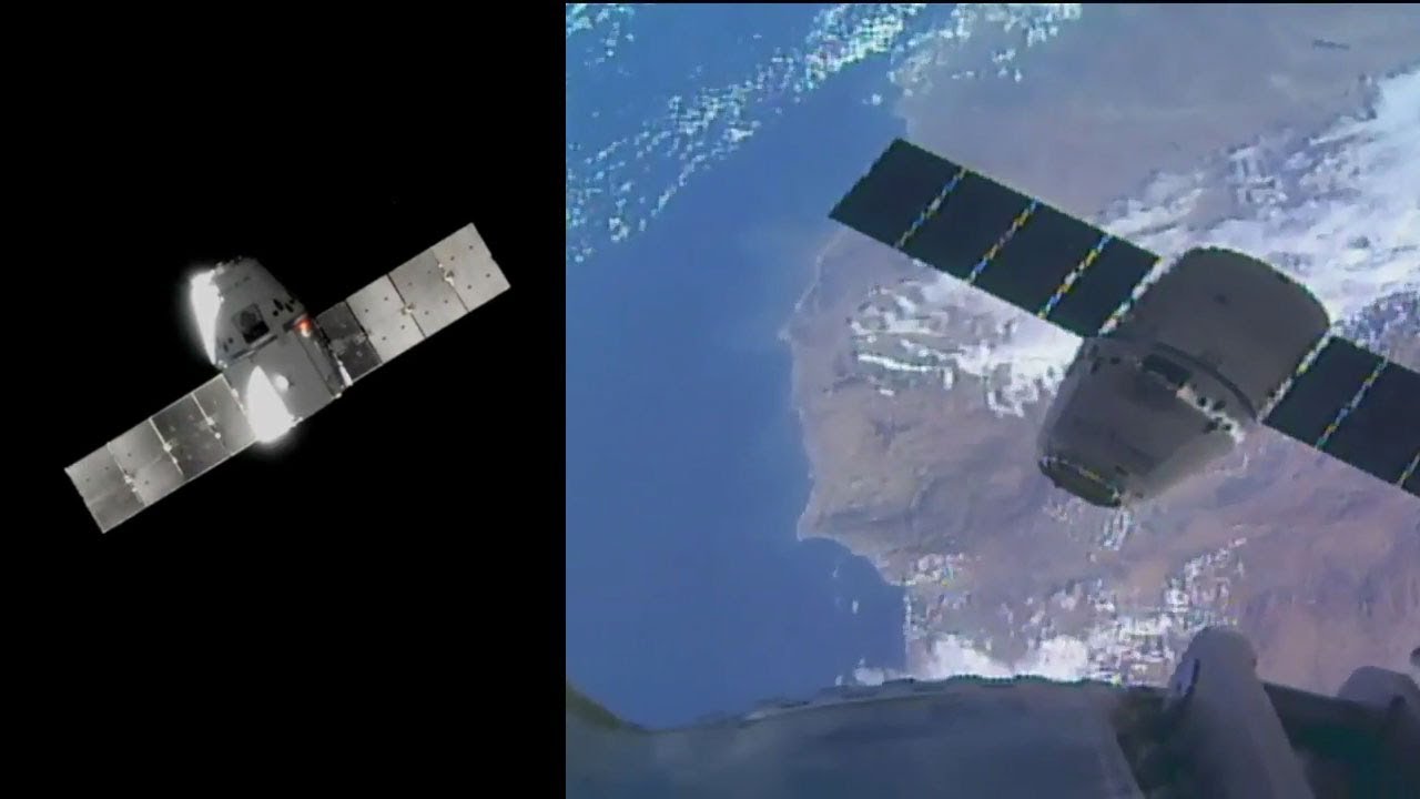 SpaceX CRS-13: Dragon capture, 17 December 2017 - YouTube