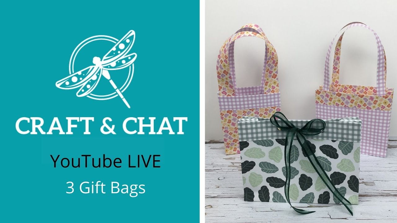 Craft and Chat : 3 Gift Bags - YouTube