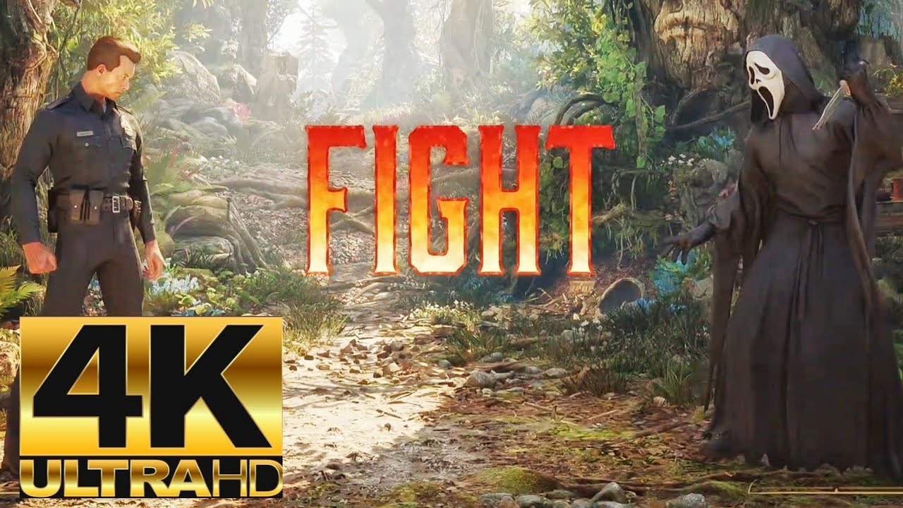 Mortal Kombat 1 ~ T-1000 Vs Ghostface Fight Scene (2025) HD PS5 - YouTube