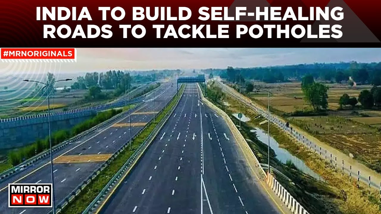 Here's How Self-Healing Roads Can Tackle Potholes In India - YouTube