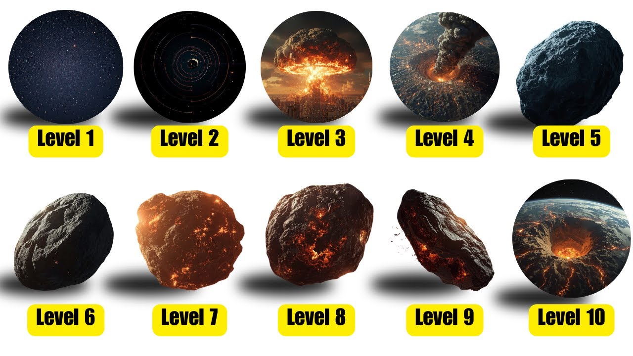 The Levels of Asteroid Destruction That Could End Civilization - YouTube