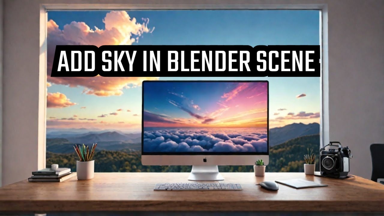 How to add Sky in Blender 3D Scene Easily - YouTube