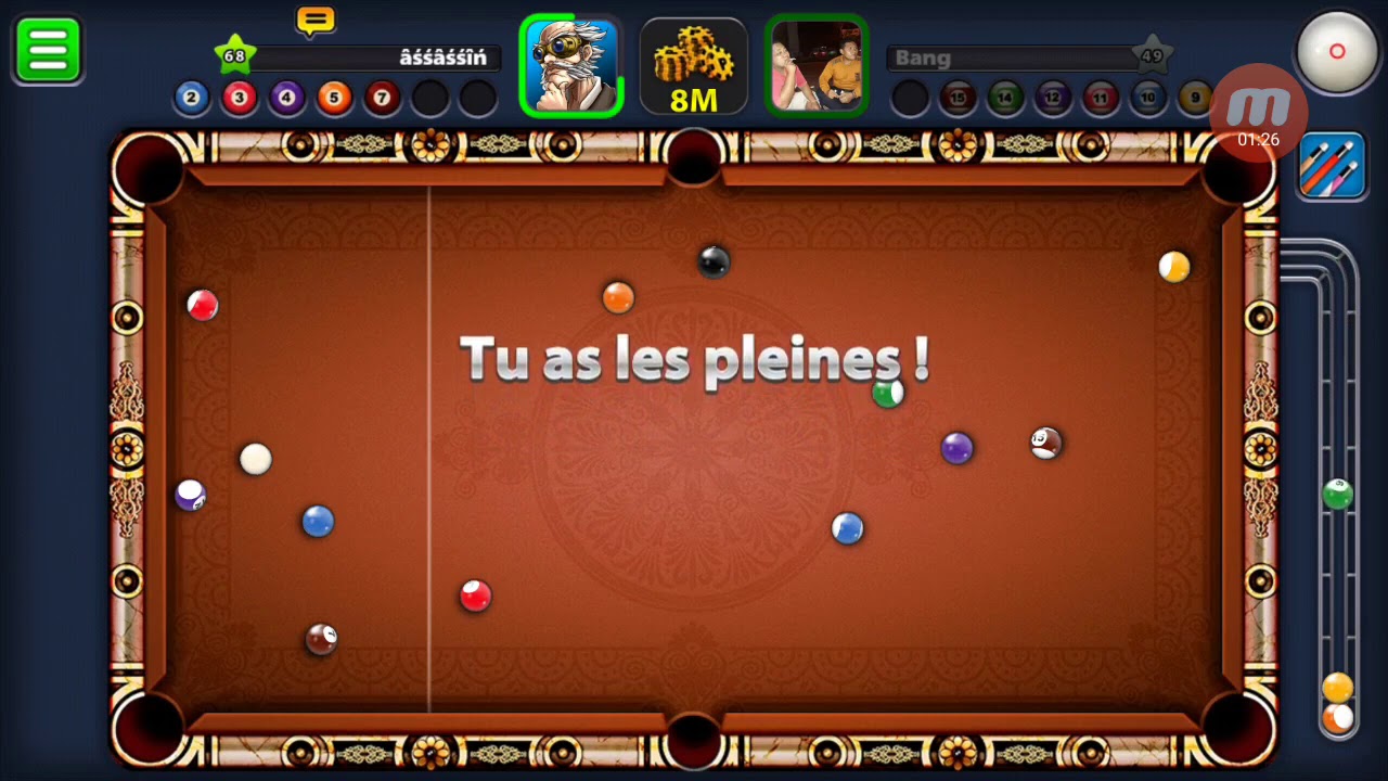 8 Ball Pool - Assassin play rome - YouTube