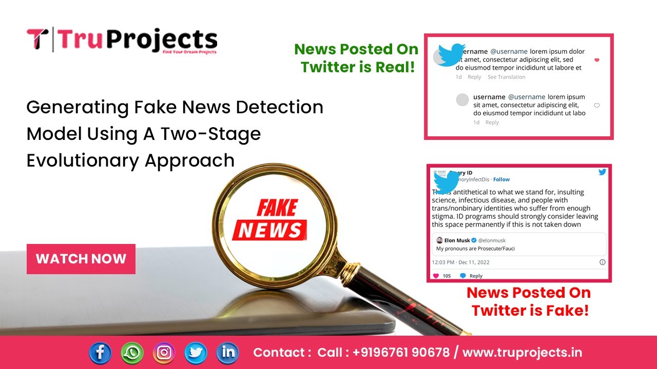 Generating Fake News Detection Model Using A Two Stage Evolutionary ...
