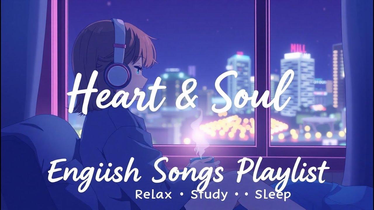 Heart & Soul Lofi 🌙 | Chill English Songs Playlist for Relax, Study ...