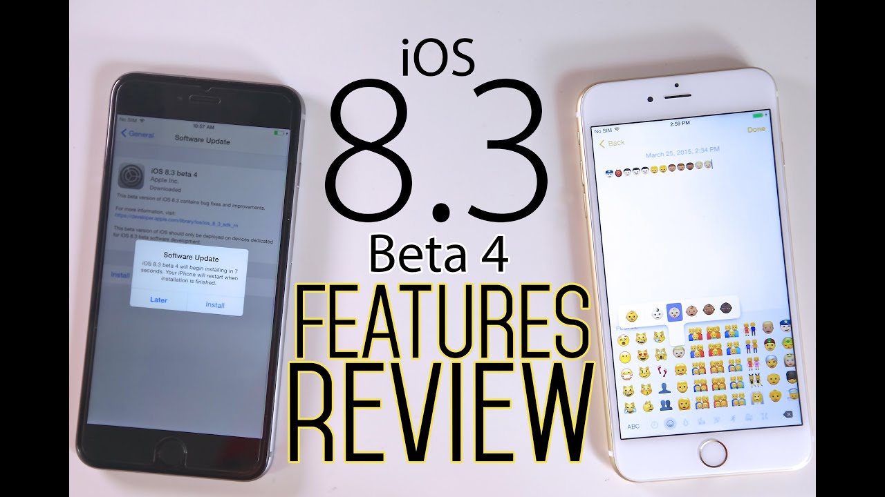 iOS 8.3 Beta 4 - Tons Of New Features Review - YouTube