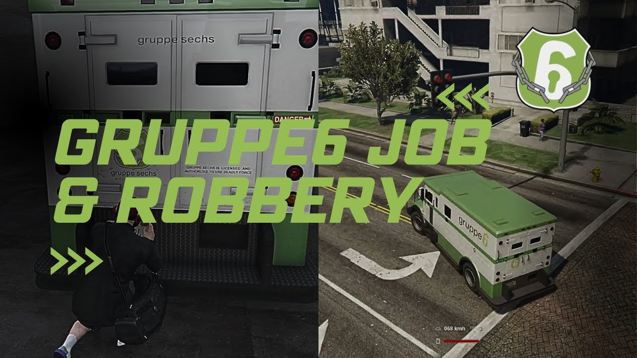 Gruppe6 Robbery and Job | FiveM Script ESX, QBCORE & STANDALONE (0.00ms) RageUI - YouTube
