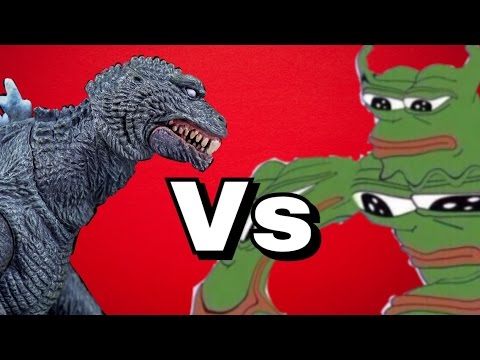 Godzilla VS Pepe - YouTube