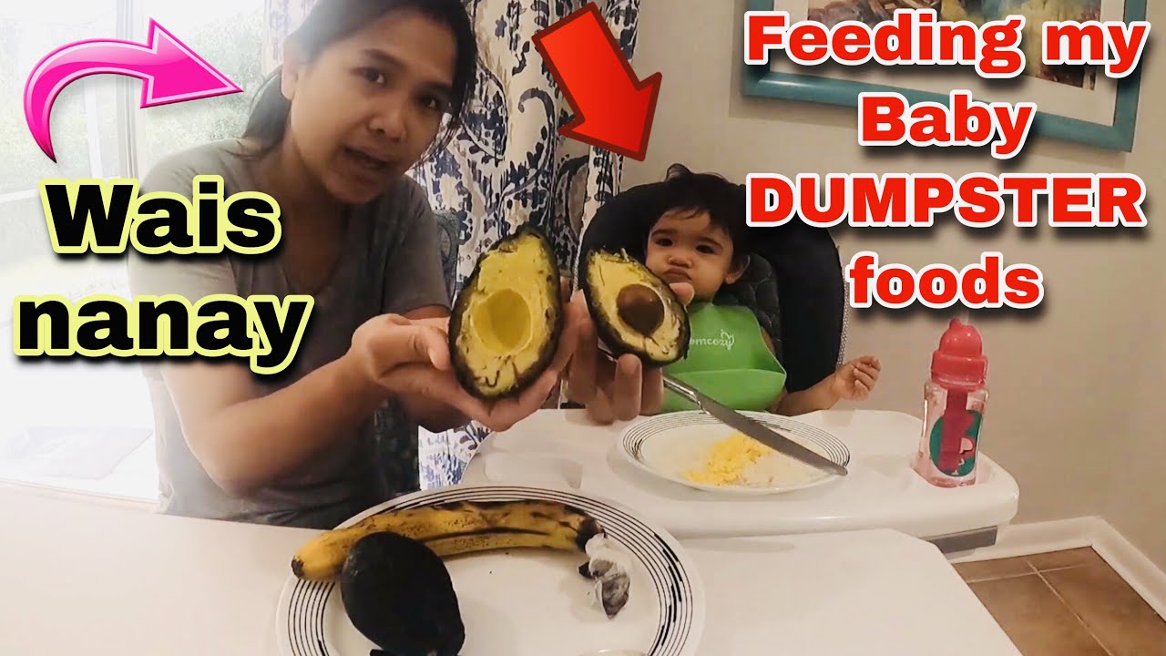 DUMPSTER DIVING FOODS FEEDS MY BABY | WAIS NANAY INDAY RONING - YouTube