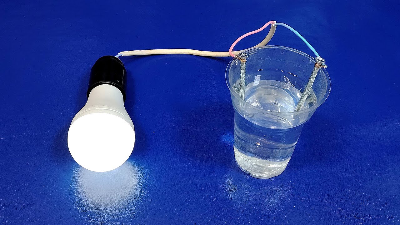 Free electricity from water (100% Science project) | ProTechno - YouTube