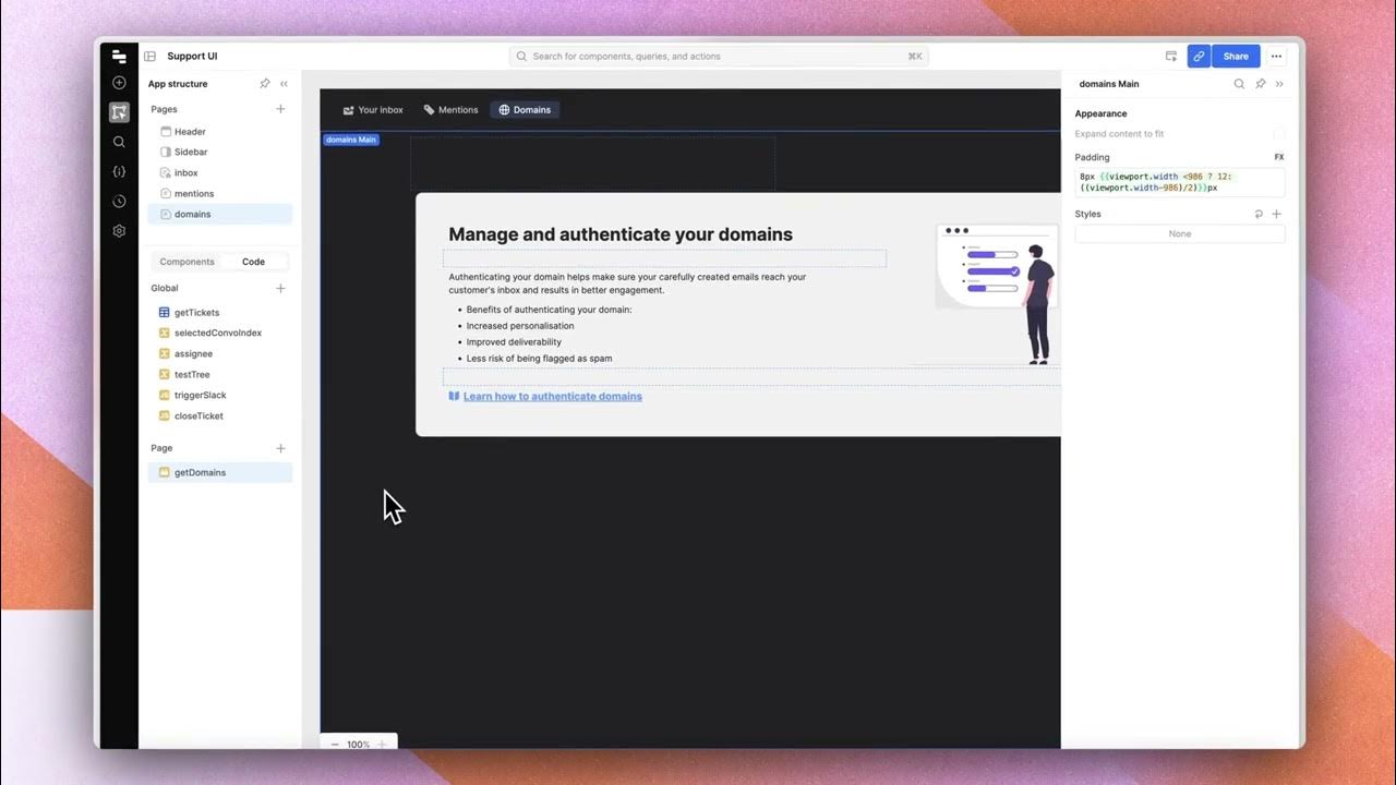 Demo: Multipage applications in Retool - YouTube