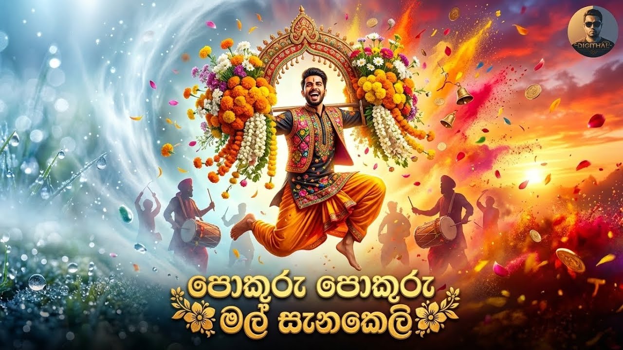 පොකුරු පොකුරු මල් සැනකෙලි (Pokuru Pokuru Mal) 💐 | Bhangra Remix ...