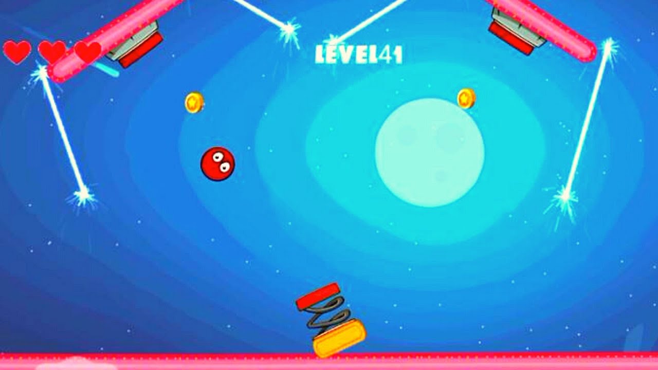 Bossy Ball 4 -(Level 41-45) Complete Game || Red Ball Game Review ...