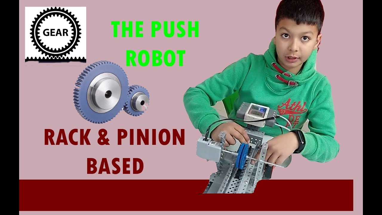 Push Bot Car Button Controlled Robot Based On Rack And Pinion | Pusher ...