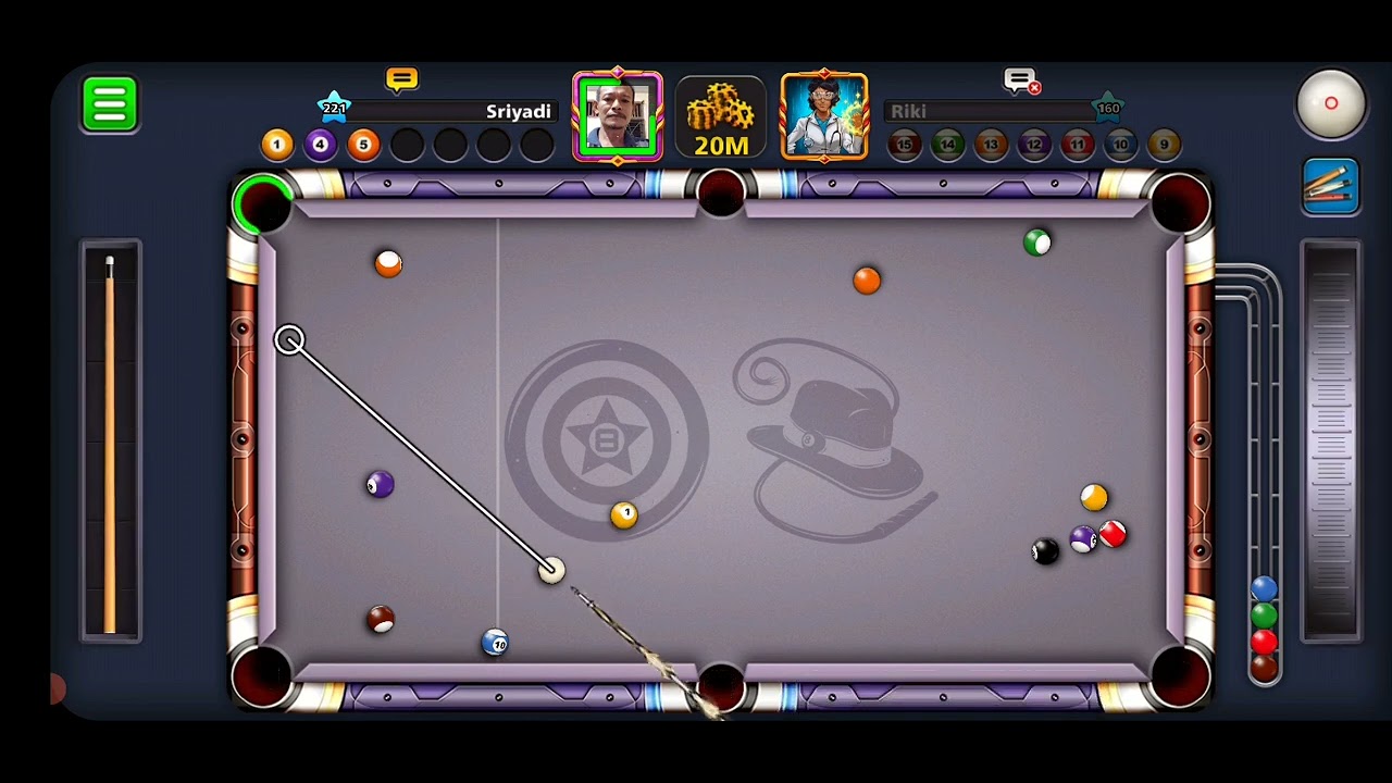 8 ball pool //open snooker king// by win - YouTube