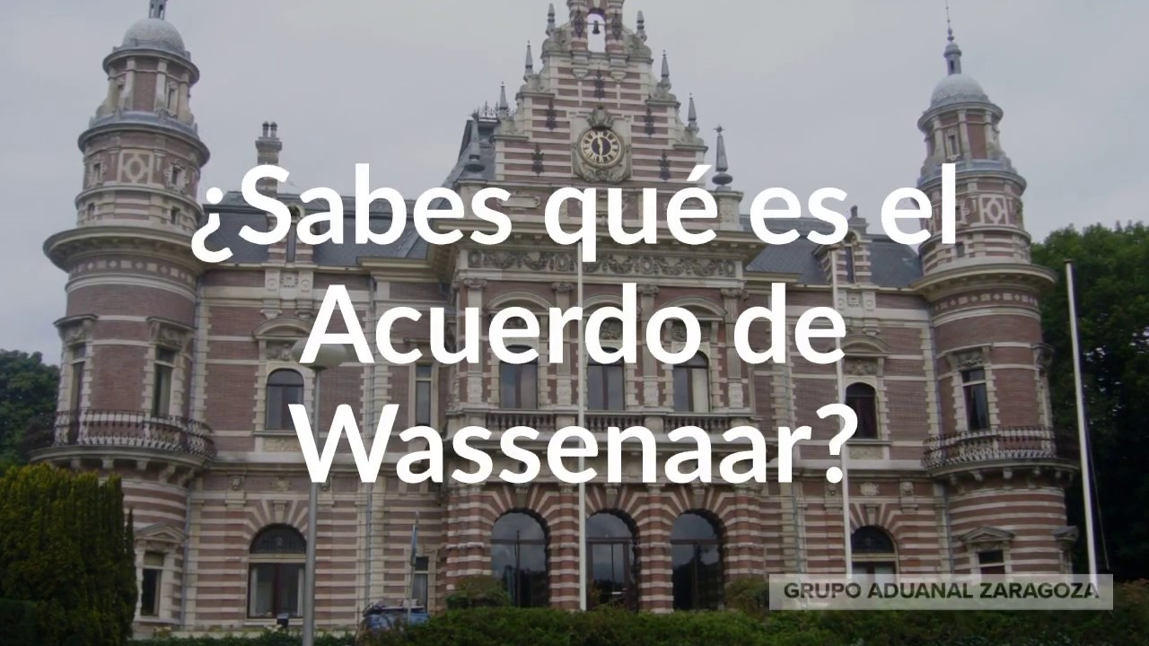 Acuerdo de Wassenaar - YouTube