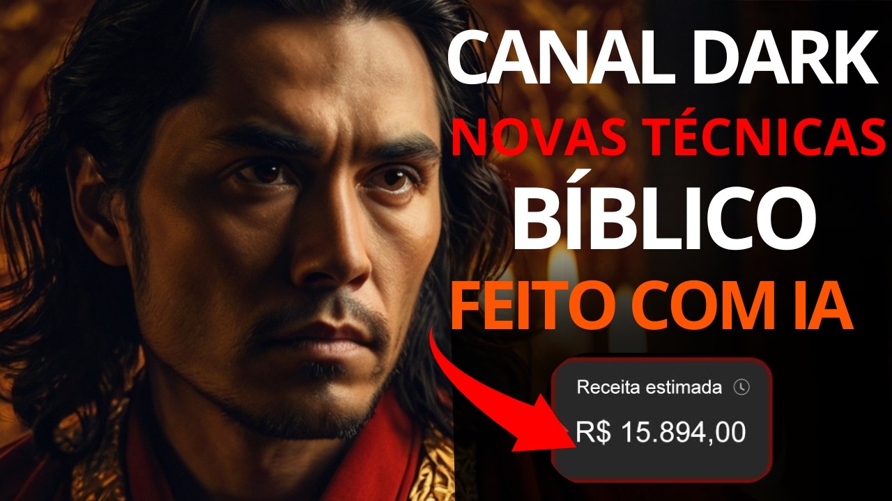 CANAL DARK VIRAL NOVO MODELO BÍBLICO FEITO COM IA MONETIZA RÁPIDO PARA GANHAR DINHEIRO NO ...