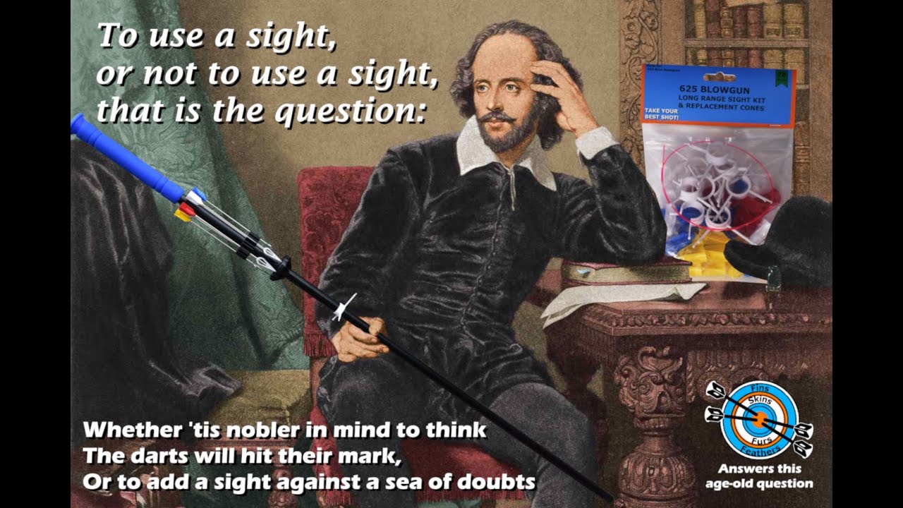 BLOWGUNS, SHOOT THEM INSTINCTUALLY or WITH A SIGHT? - YouTube