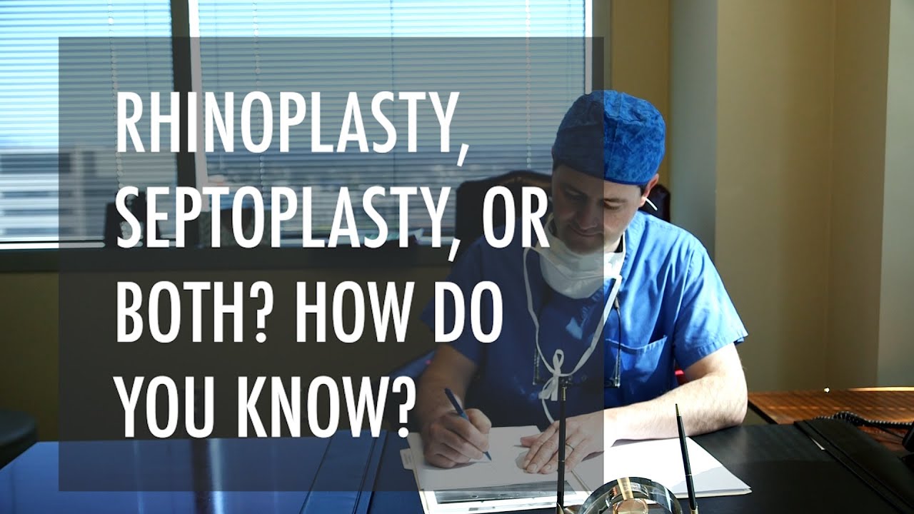 Septoplasty vs Rhinoplasty | Joseph Shvidler MD - YouTube