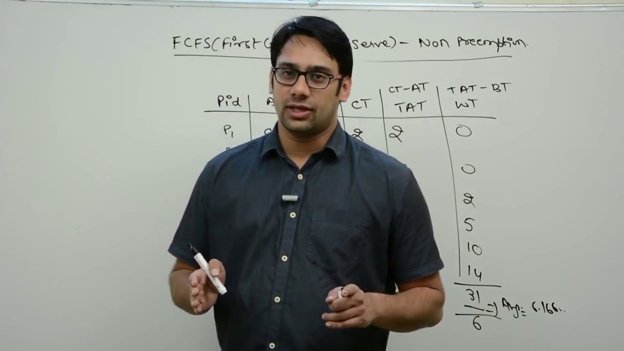 17 First come first serve (FCFS) Algorithm - YouTube