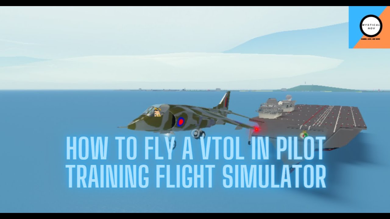How to use the VTOL Plane in Pilot Training Flight Simulator - YouTube