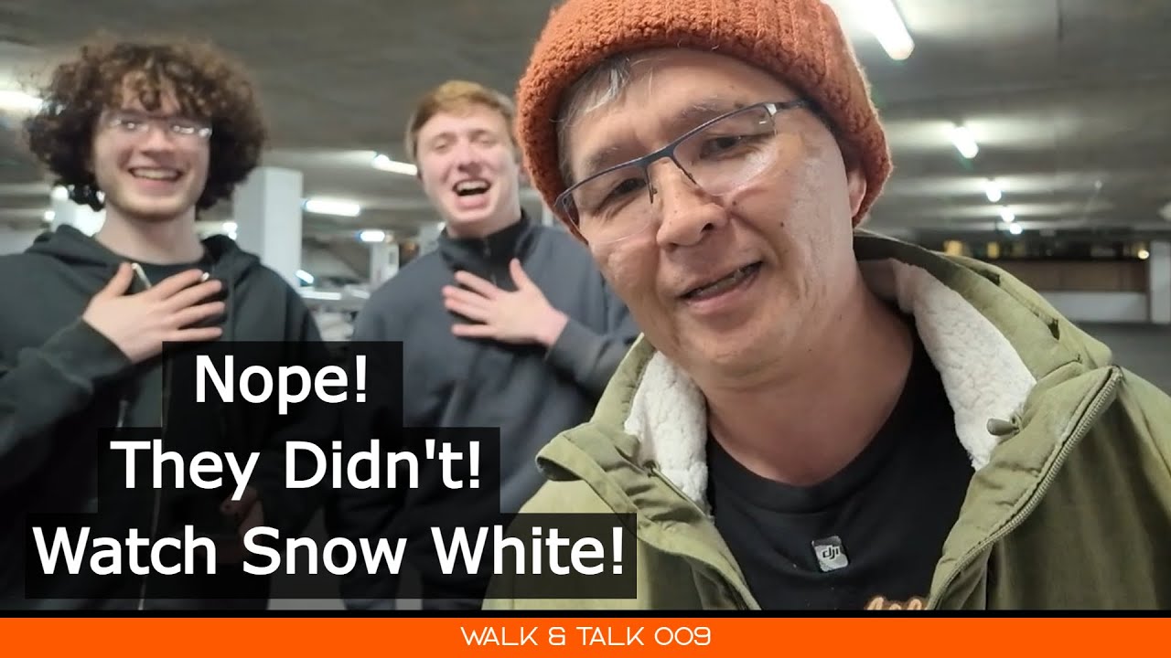 While doing a Snow White review a worm, met Calvin & Alex! - YouTube