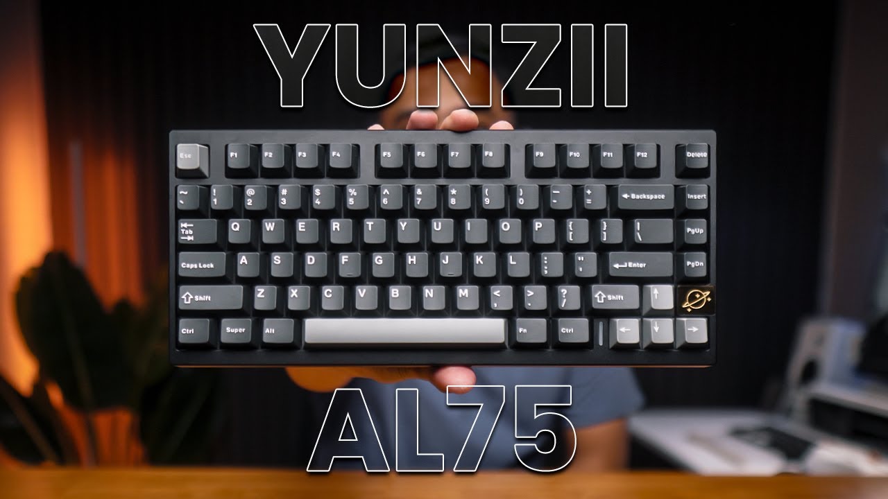 YUNZII AL75 - Keyboard 75% Aluminium suara ENAK dan THOCKY - Unboxing ...
