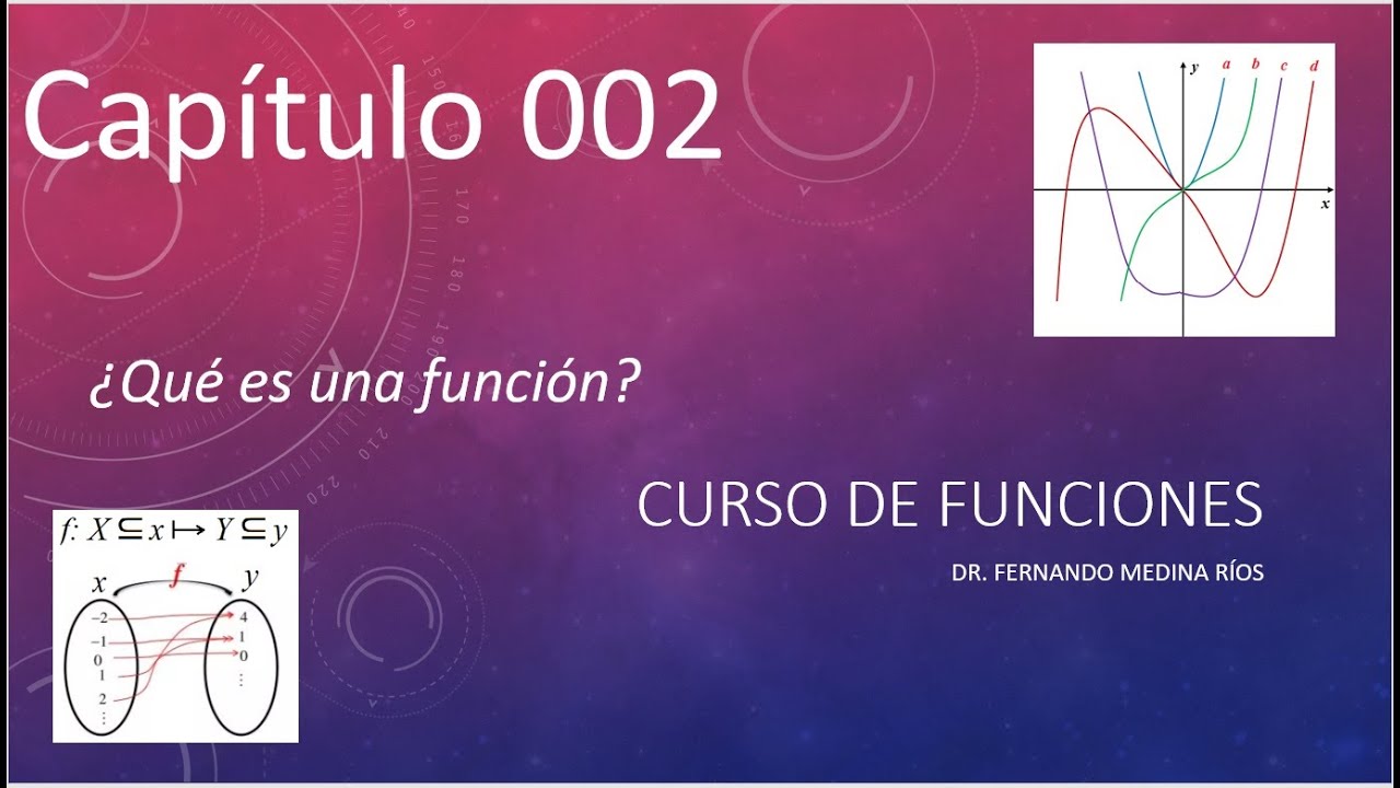 Qué es una función y sus propiedades básicas (Curso de Funciones Cap ...