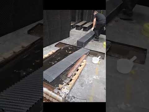 Install cooling tower packing. - YouTube