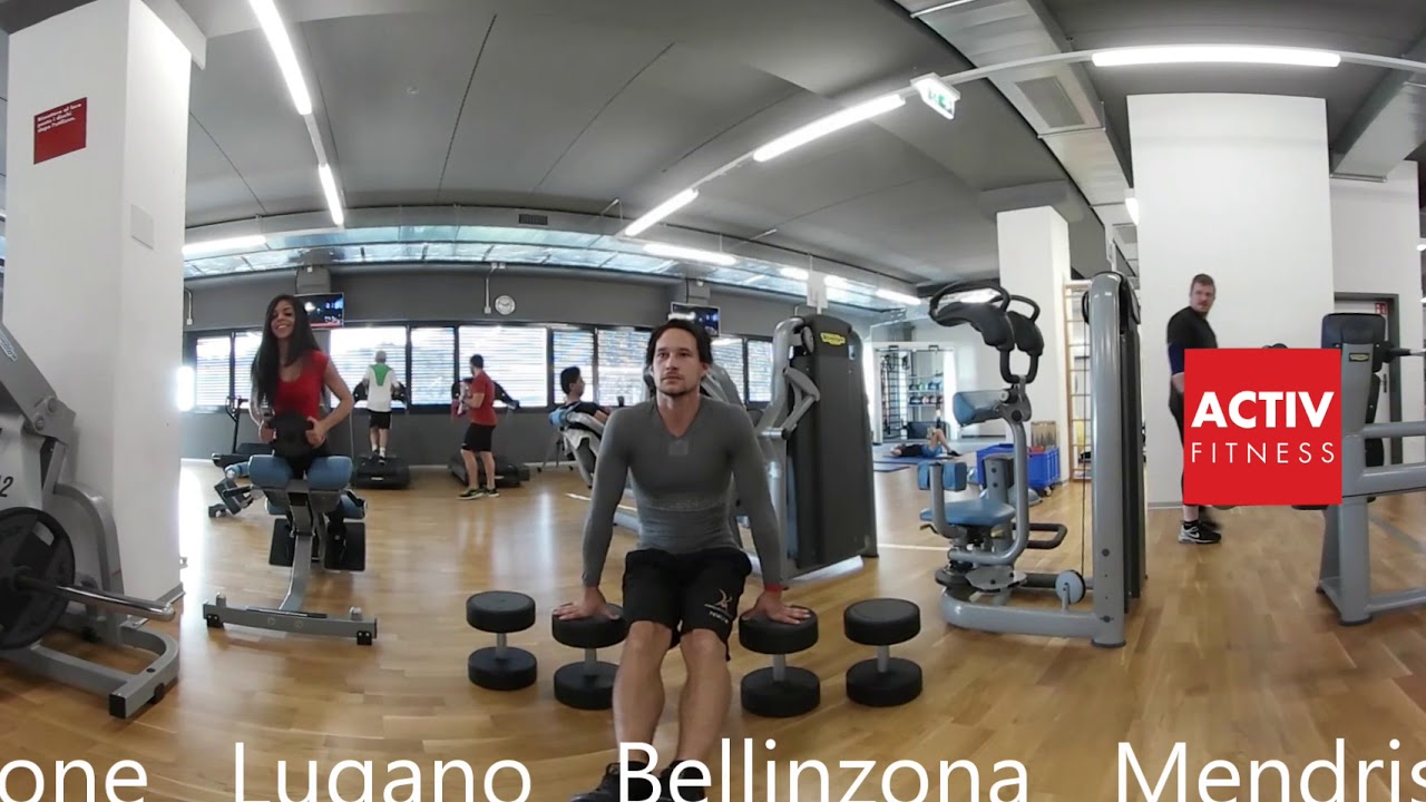 Activ Fitness VR 360° Losone - YouTube