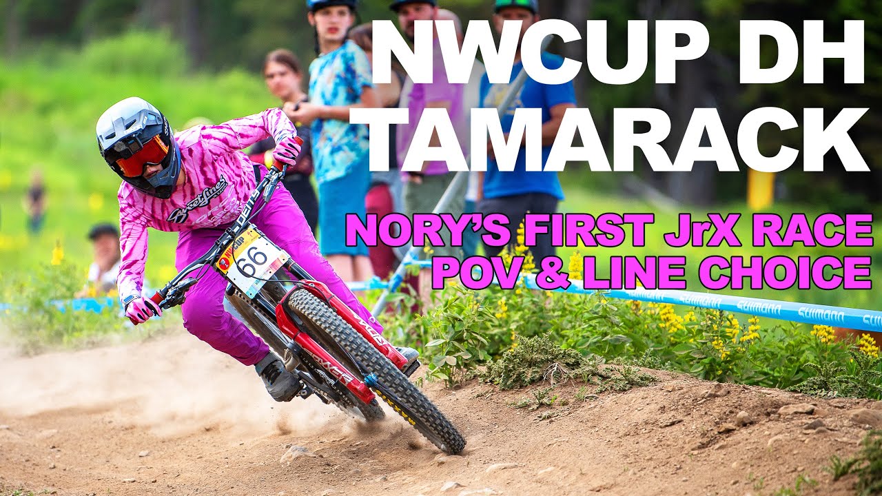 NWCup Tamarack: Nory's first JrX race POV & line choice - YouTube