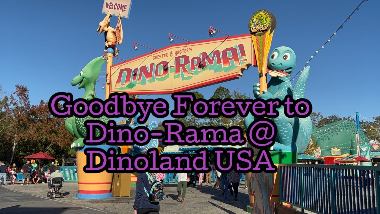 My Final Visit to Dino-Rama at Dinoland USA: Last Time Playing Fossil ...