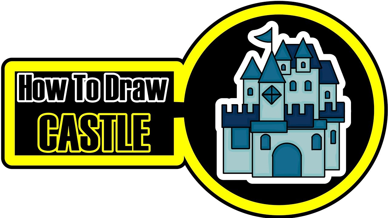 How To Draw A Castle For Beginners Kindergarten Step By Step Hard Scene ...