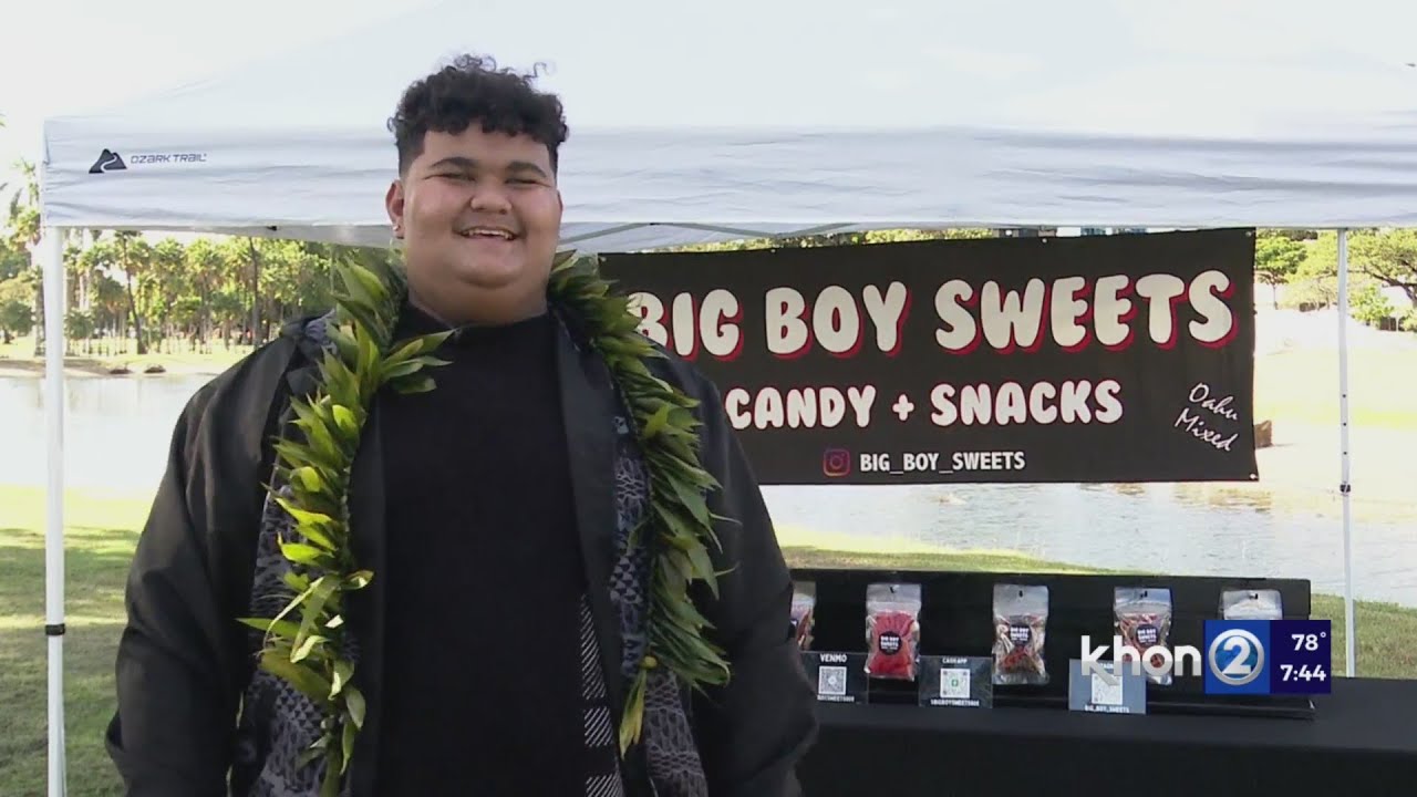 Whiz Kids: 14-year-old creates Big Boy Sweets, his own business - YouTube