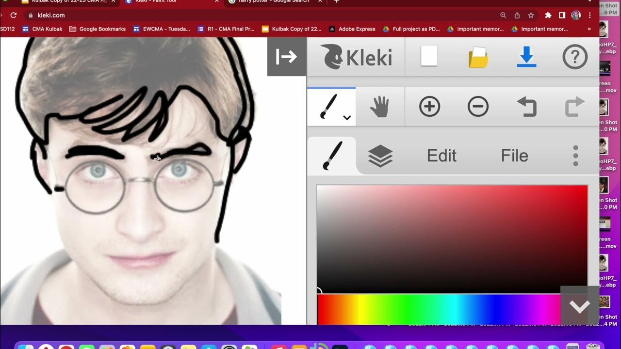 kleki - Clip Art/Digital Portrait Project - YouTube