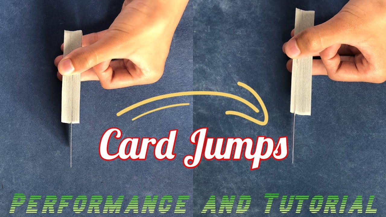Never Give Up 😂 | ORIGINAL Jumping Card Card Trick - YouTube