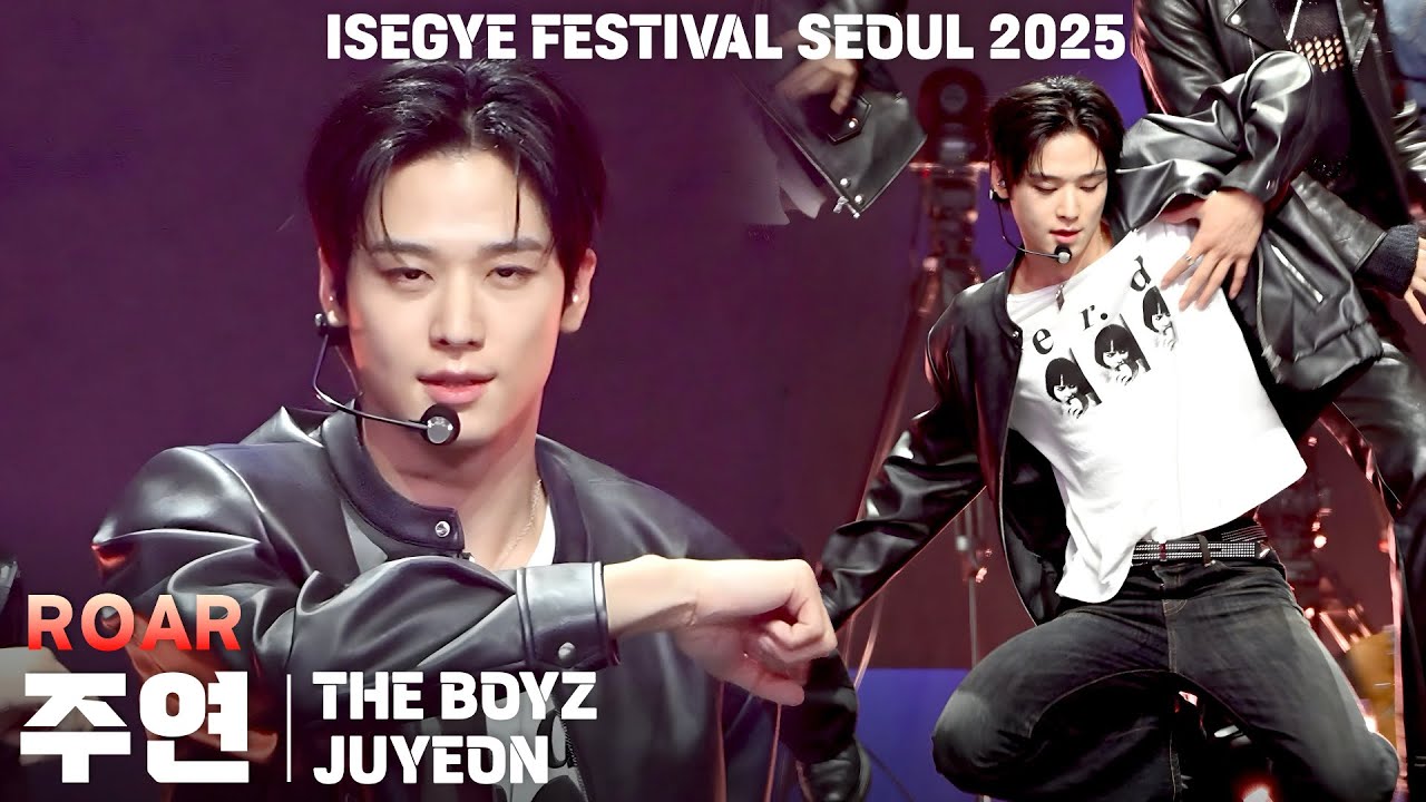 [4K] 더보이즈(THE BOYZ) 주연(JUYEON) 'ROAR' 세로 직캠 @이세계 페스티벌(ISEGYE FESTIVAL ...