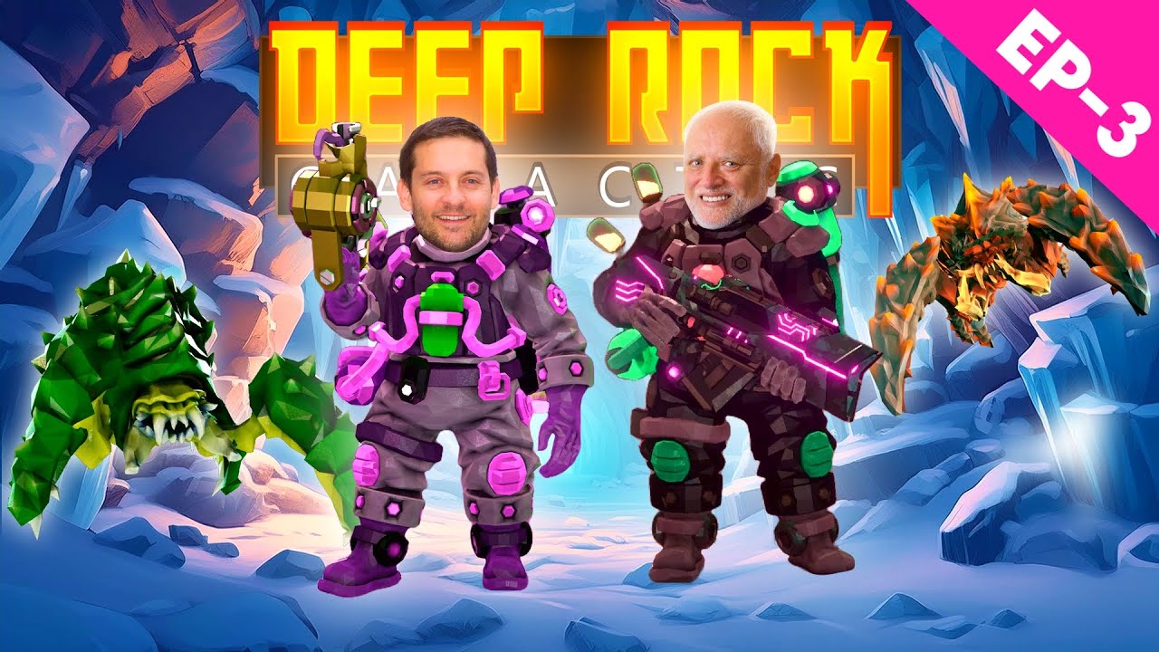I finally tried multiplayer in Deep Rock Galactic for the first time ...